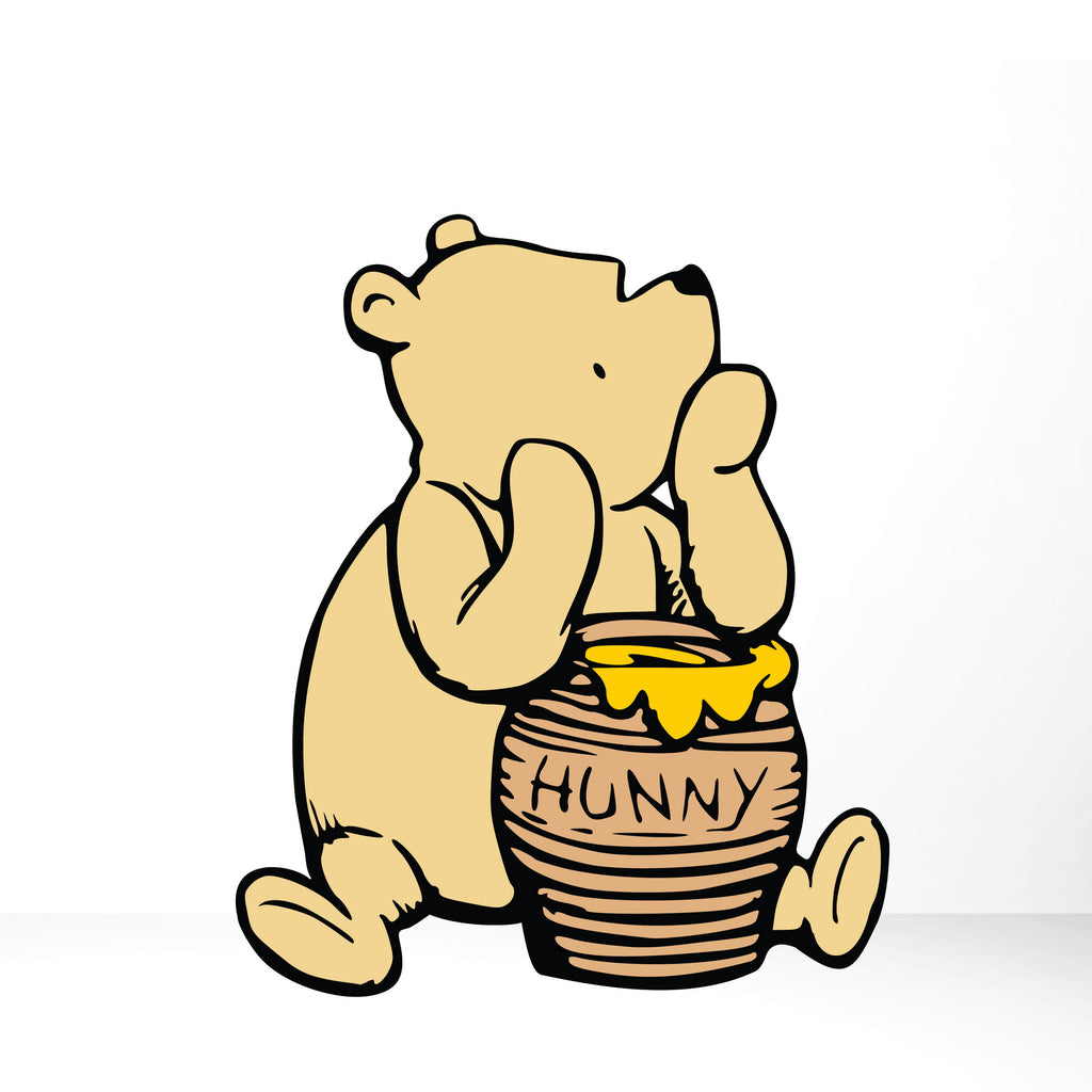 Honey Pot Bear Cut Out – Cardboard Kustomz