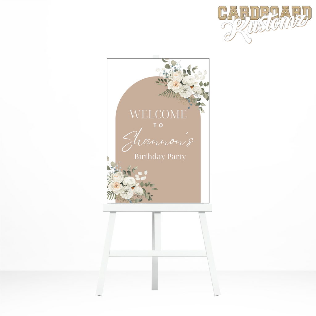 Create Your Own A1 Welcome Sign, A1 WelcomeBoard – Cardboard Kustomz