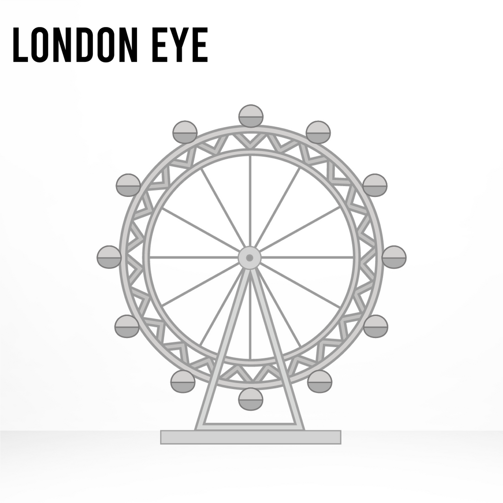 London Eye Cardboard Cut Out – Cardboard Kustomz