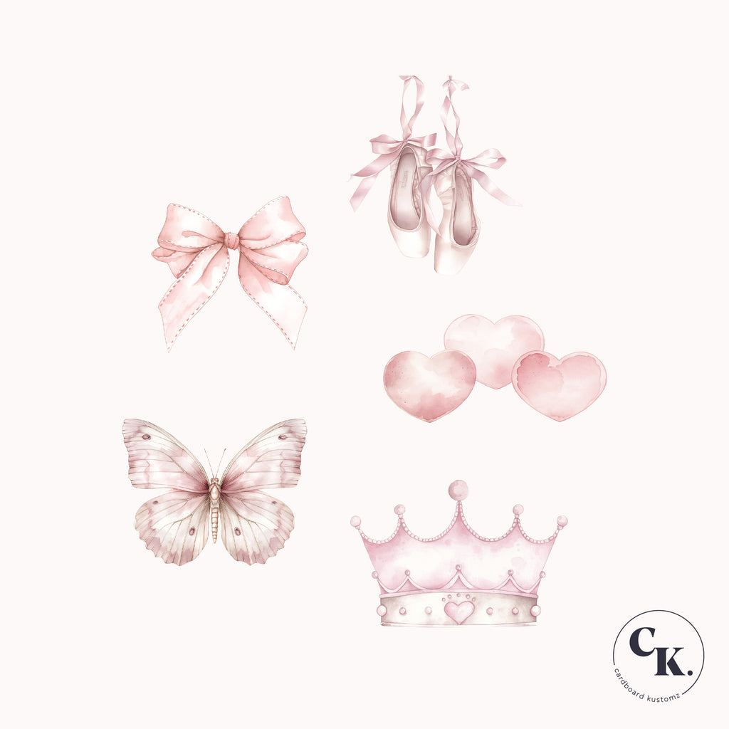 Ballerina Mini cut out set – Cardboard Kustomz