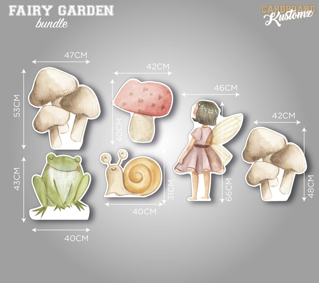 Fairy Garden Mini Cut Outs - Set of 6 – Cardboard Kustomz