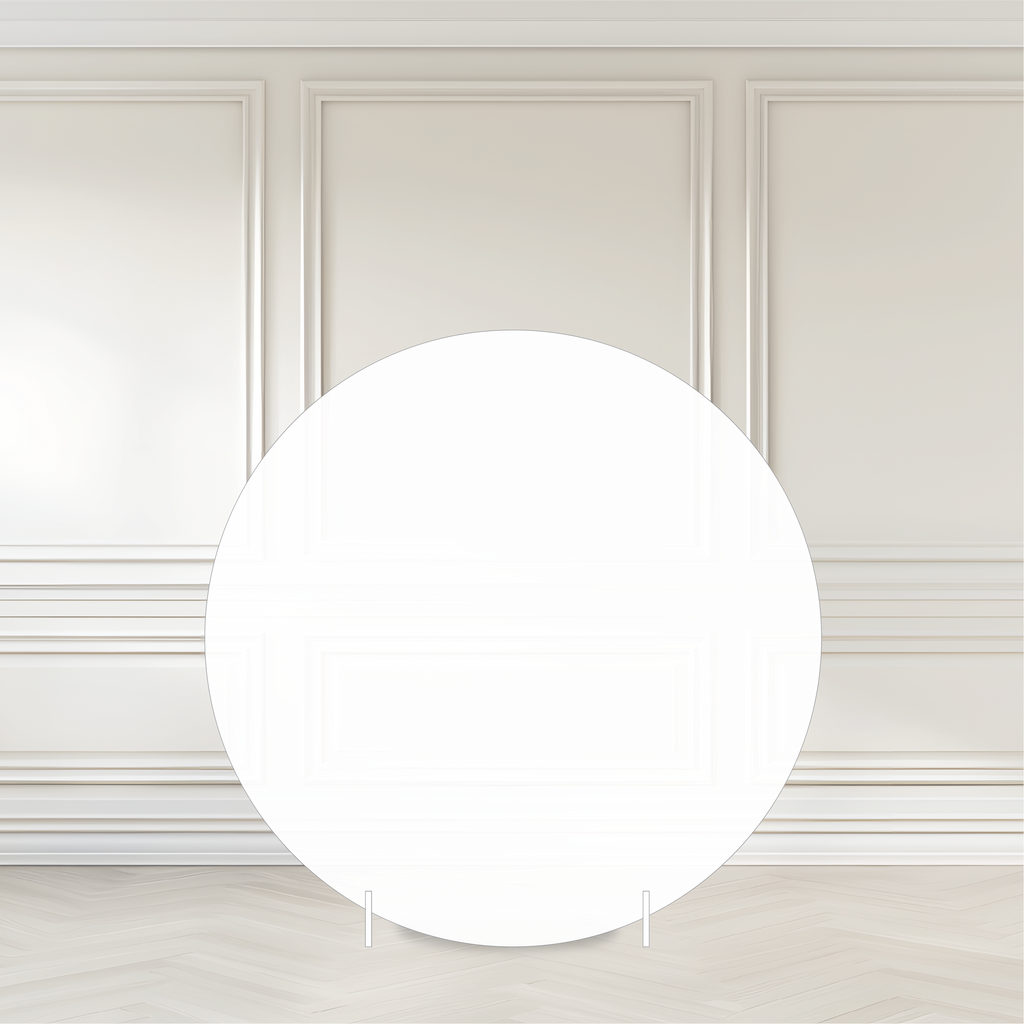 Cardboard Circle Sign, back drop, balloon backdrop – Cardboard Kustomz