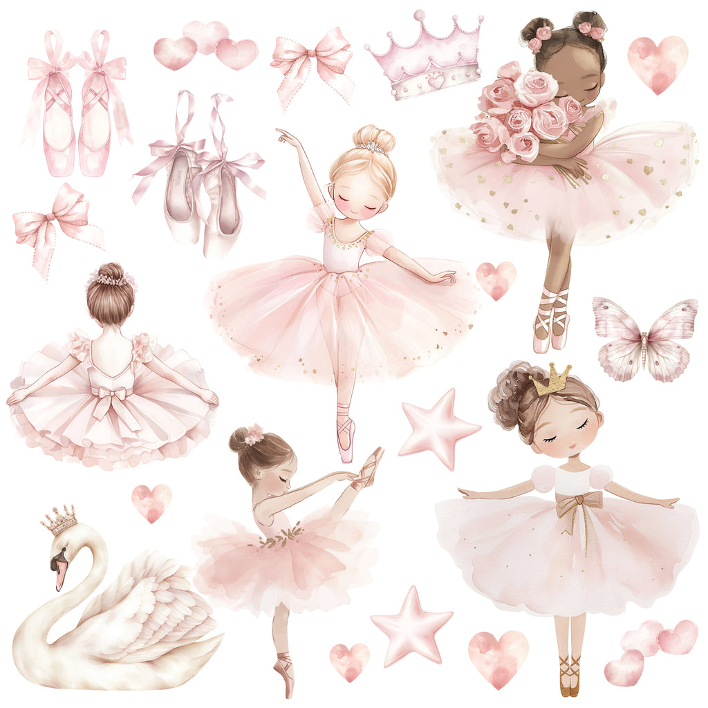 Ballerina Mini Cut Outs Bundle – Cardboard Kustomz