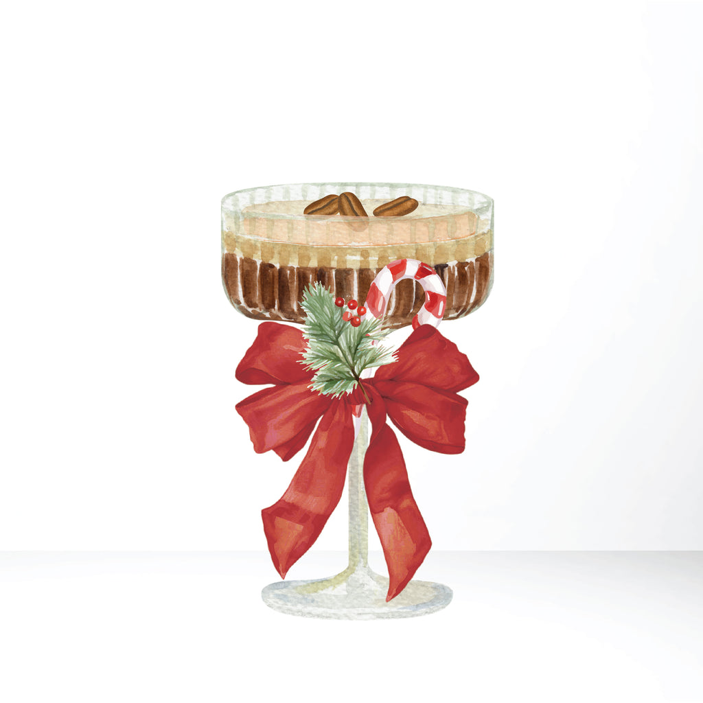 Espresso Merry Martini Cocktail Cut Out | Festive Decor – Cardboard Kustomz