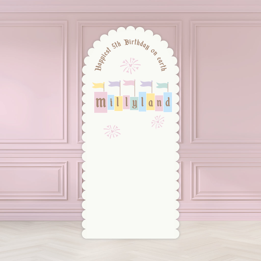 Disneyland Backdrop, Mickey Minnie Themed Back Drop, Princess Party ...