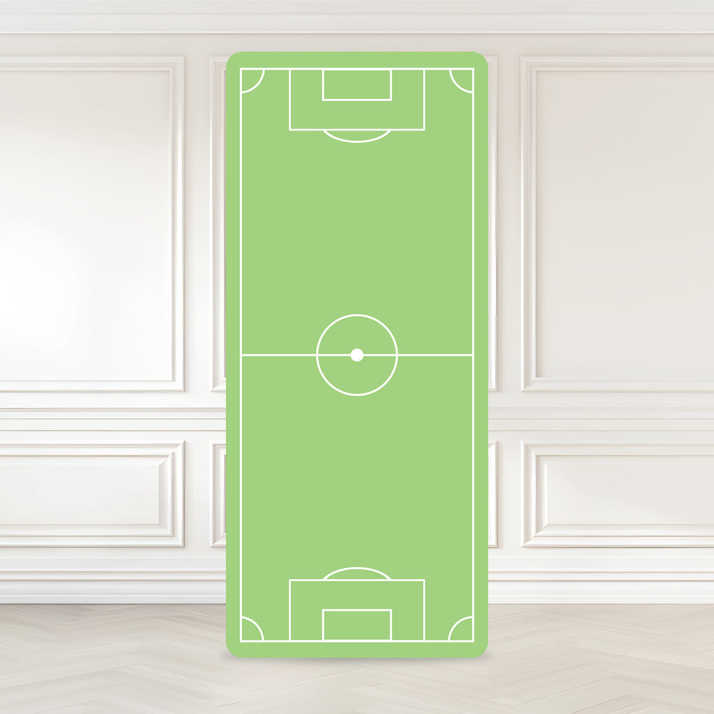 Football Pitch Backdrop | Personalised 6ft Display – Cardboard Kustomz