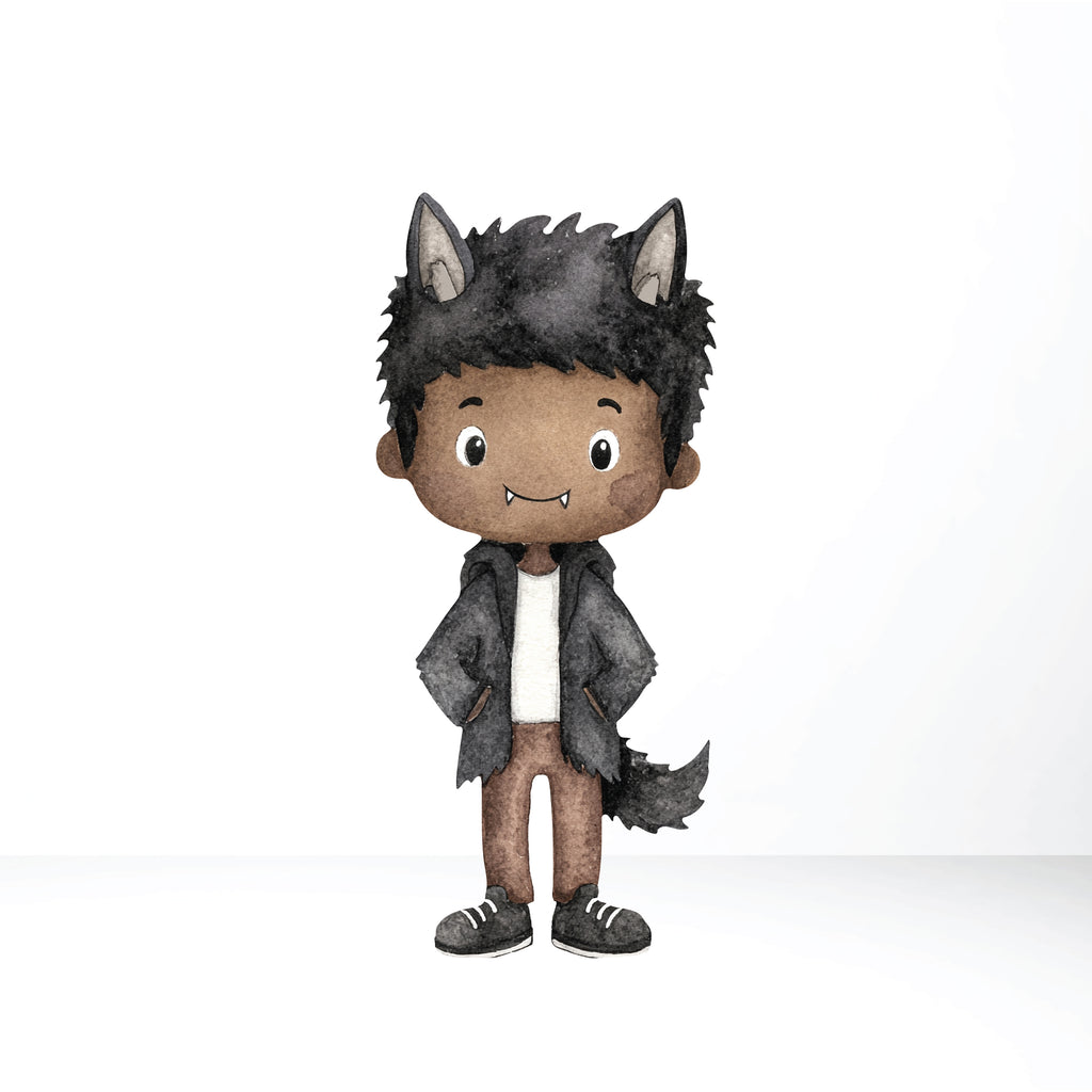Werewolf Boy Cut Out | 3ft or 4ft Halloween Decor – Cardboard Kustomz
