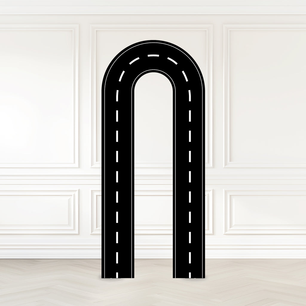 Racing Open Arch Backdrop | 6ft Motorsport Party Decor – Cardboard Kustomz