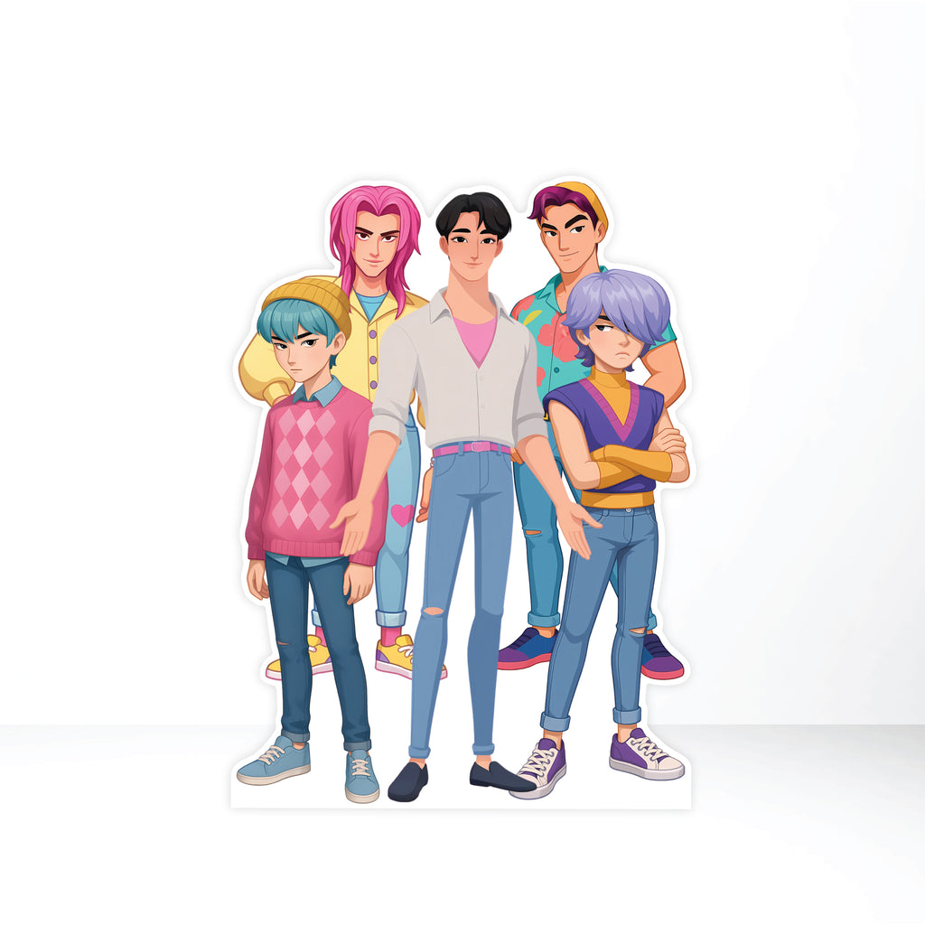 Saja Boys Demon Hunters Cut Out | Character Display – Cardboard Kustomz