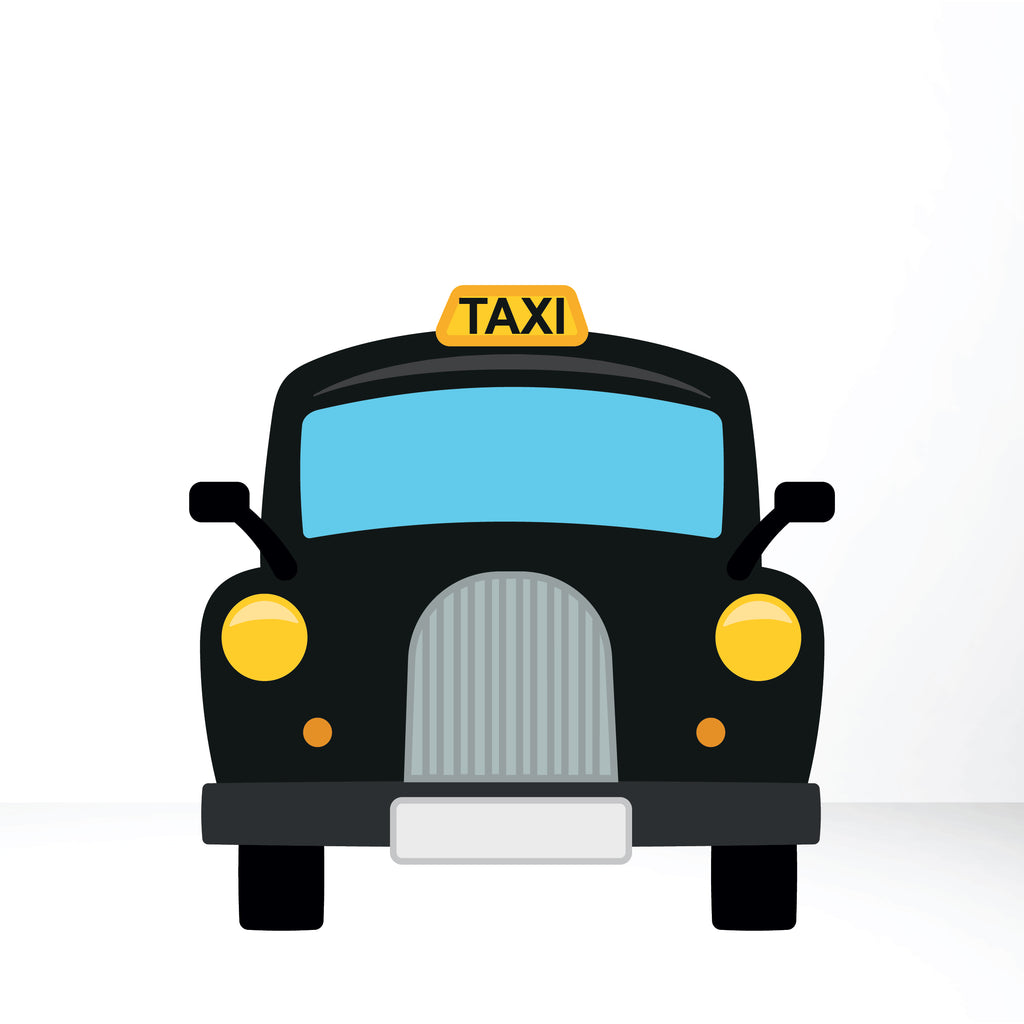 Black Cab Cardboard Cut Out, London Taxi Party Prop 91CM – Cardboard ...