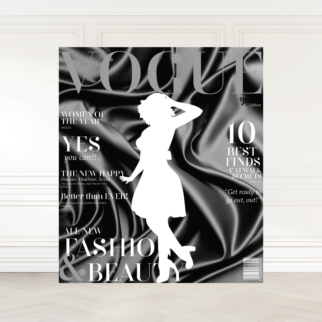 Magazine Party Backdrop Prop – Cardboard Kustomz