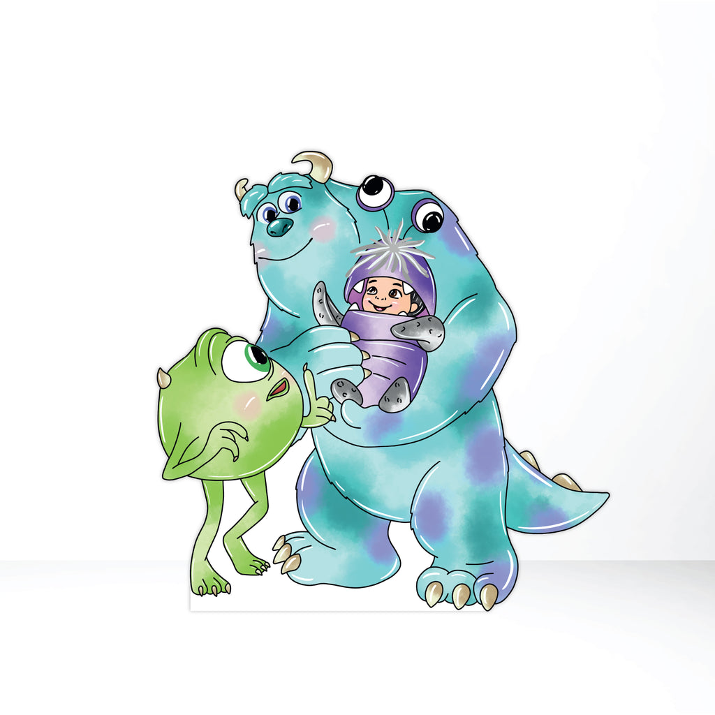 Monsters Group Character Cut Out – Cardboard Kustomz