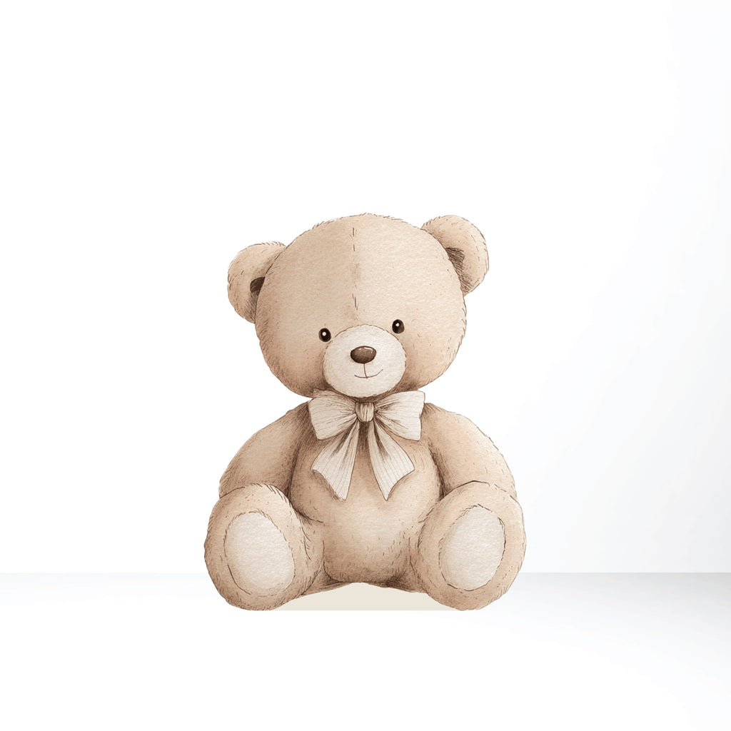 Teddy Bear Cut Out | 97cm Party Decor Piece – Cardboard Kustomz