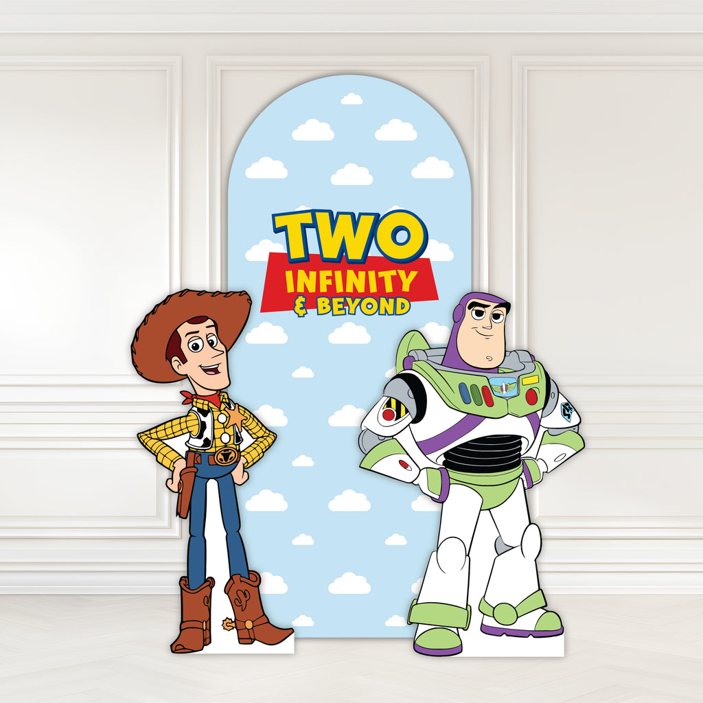 Toy Character Party Bundle | 6ft Backdrop & Cut Outs – Cardboard Kustomz
