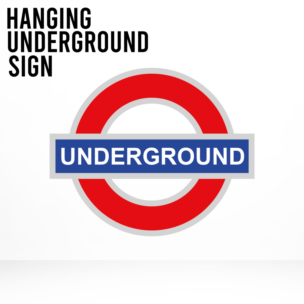 Customisable London Underground Circle Sign, Hanging Sign, Underground ...